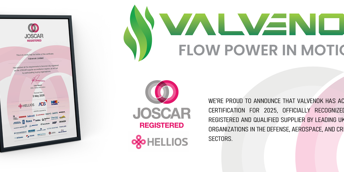 Valvenok Achieves JOSCAR Certification: Fully Registered on the Suppli