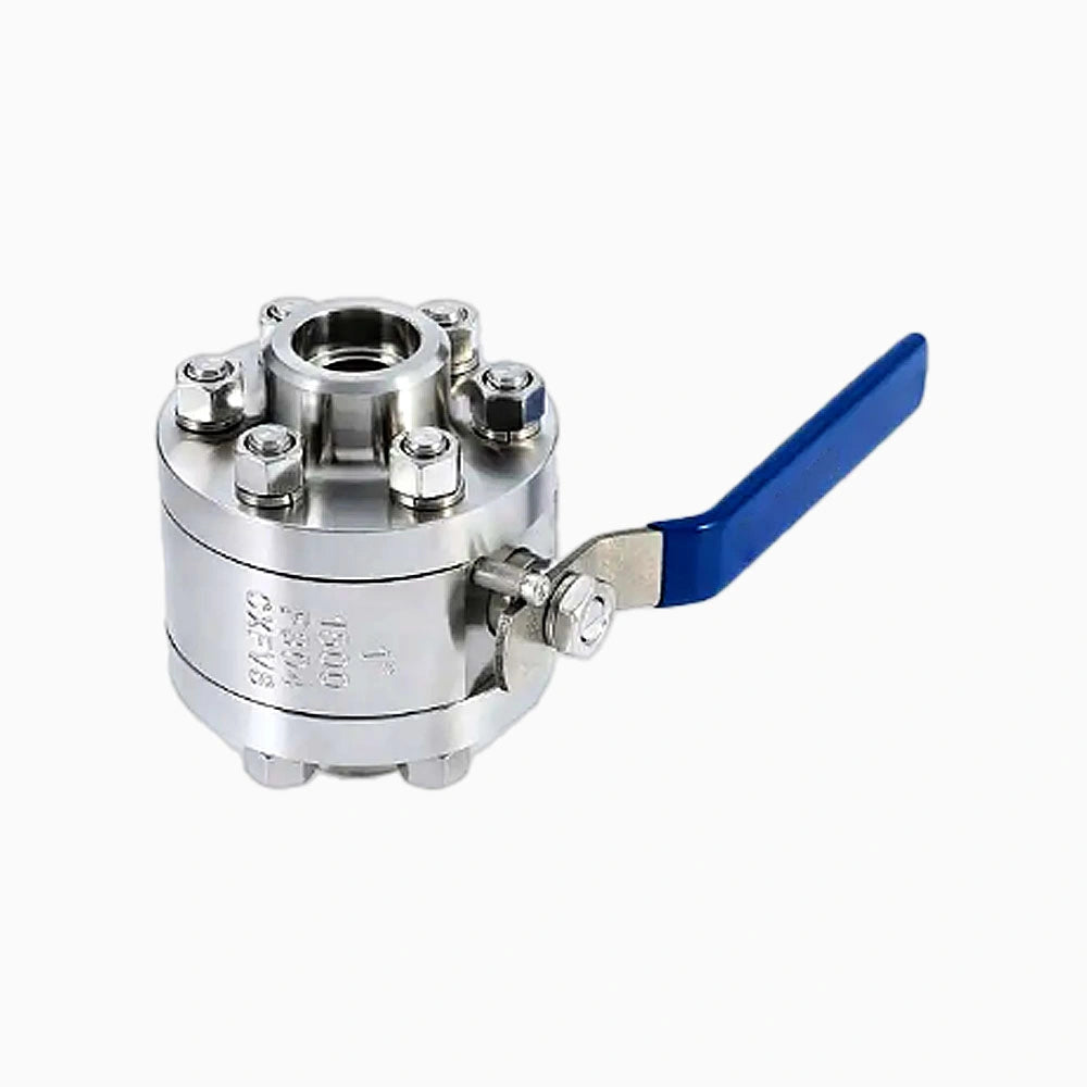 Forged Steel Alloy 20 Full Bore DN25 PN16 NPT Floating Ball Valve ...