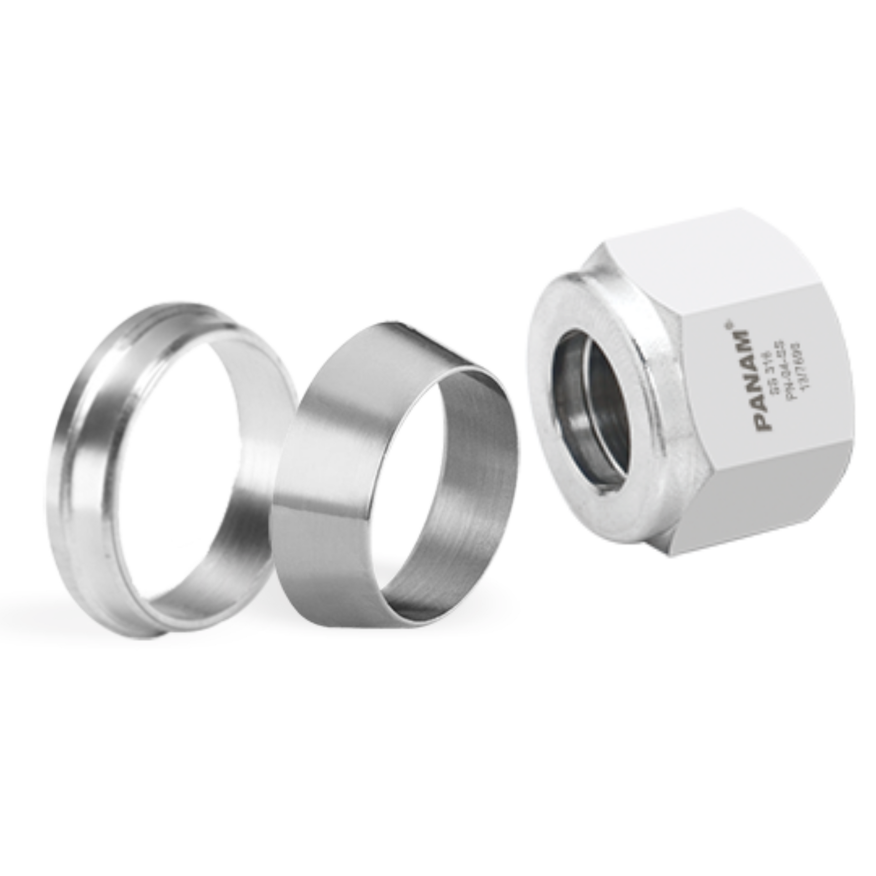 Nut Ferrules Set - 316SS — Valvenok